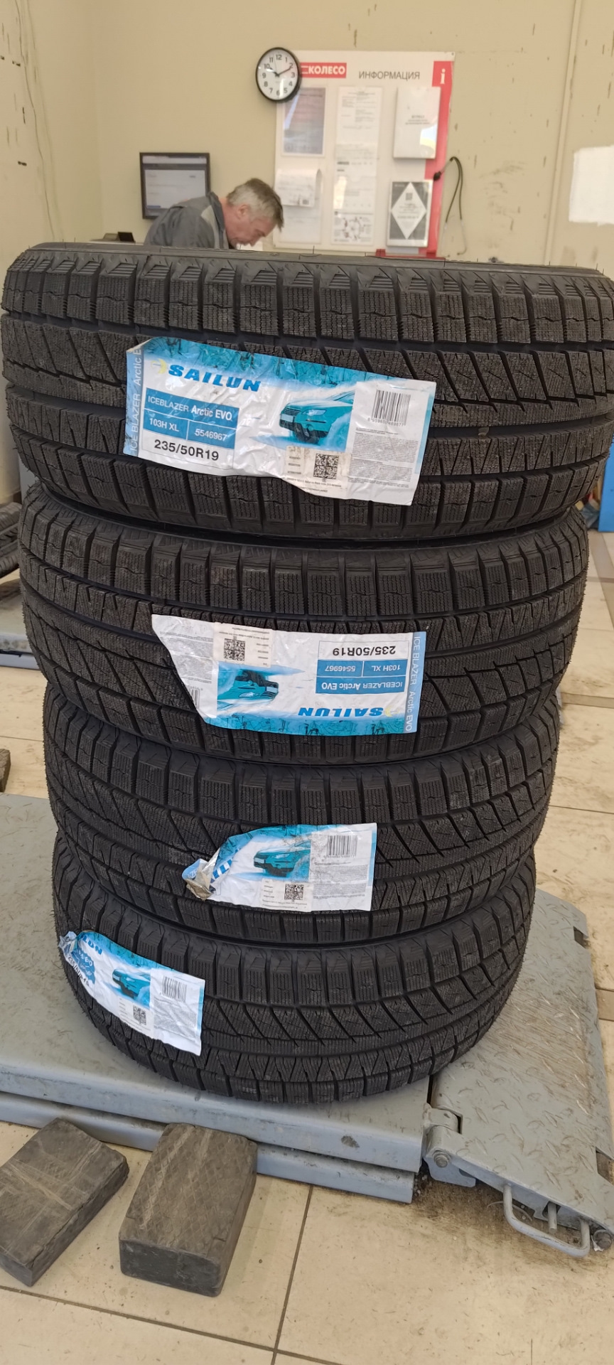 Резина SAILUN ICE BLAZER ARCTIC EVO 235/50 R19 — Honda CR-V (RE), 2 л ...