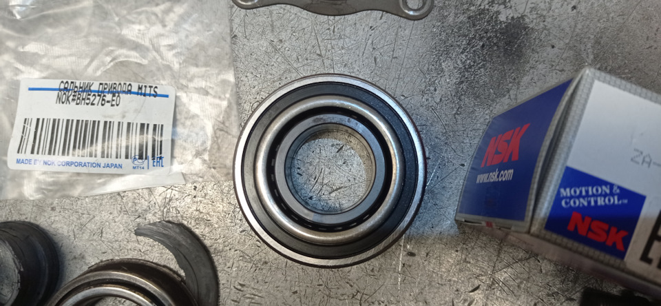 Замена выжимного MD749998 на NSK. — Mitsubishi Lancer IX, 1,6 л., 2007 ...