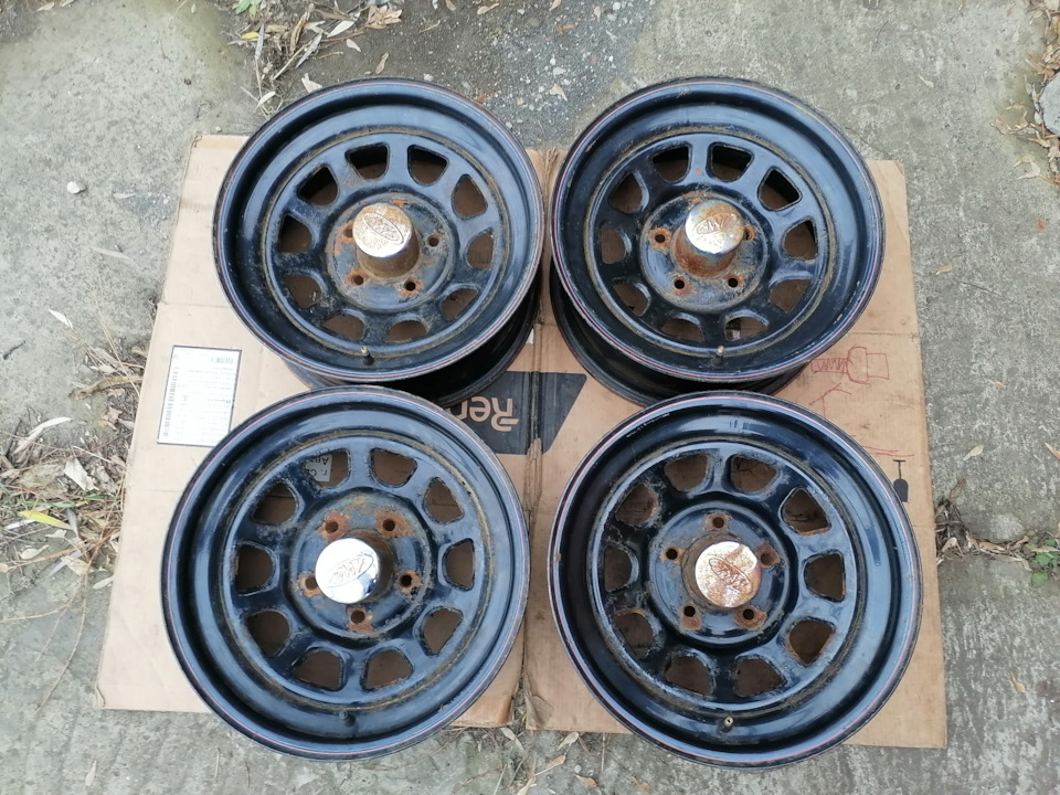 Штампованные диски American Racing 7Jx16 ET0 5x127 на Chevrolet Astro ...