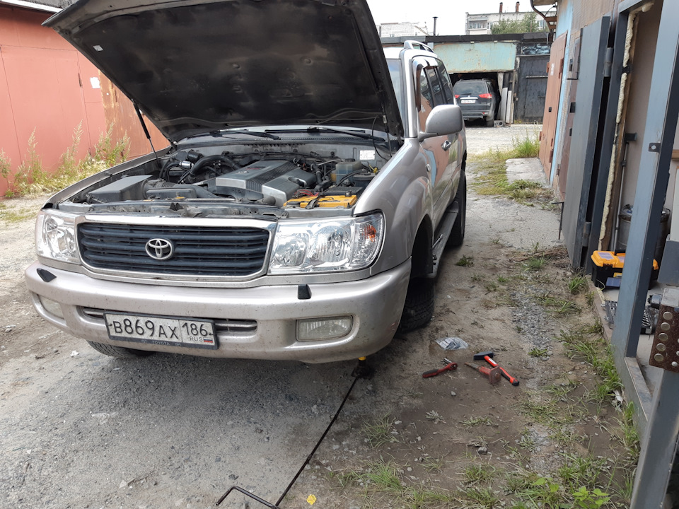 Борьба с люфтами. — Toyota Land Cruiser 100, 4,7 л, 1999 года | своими ...