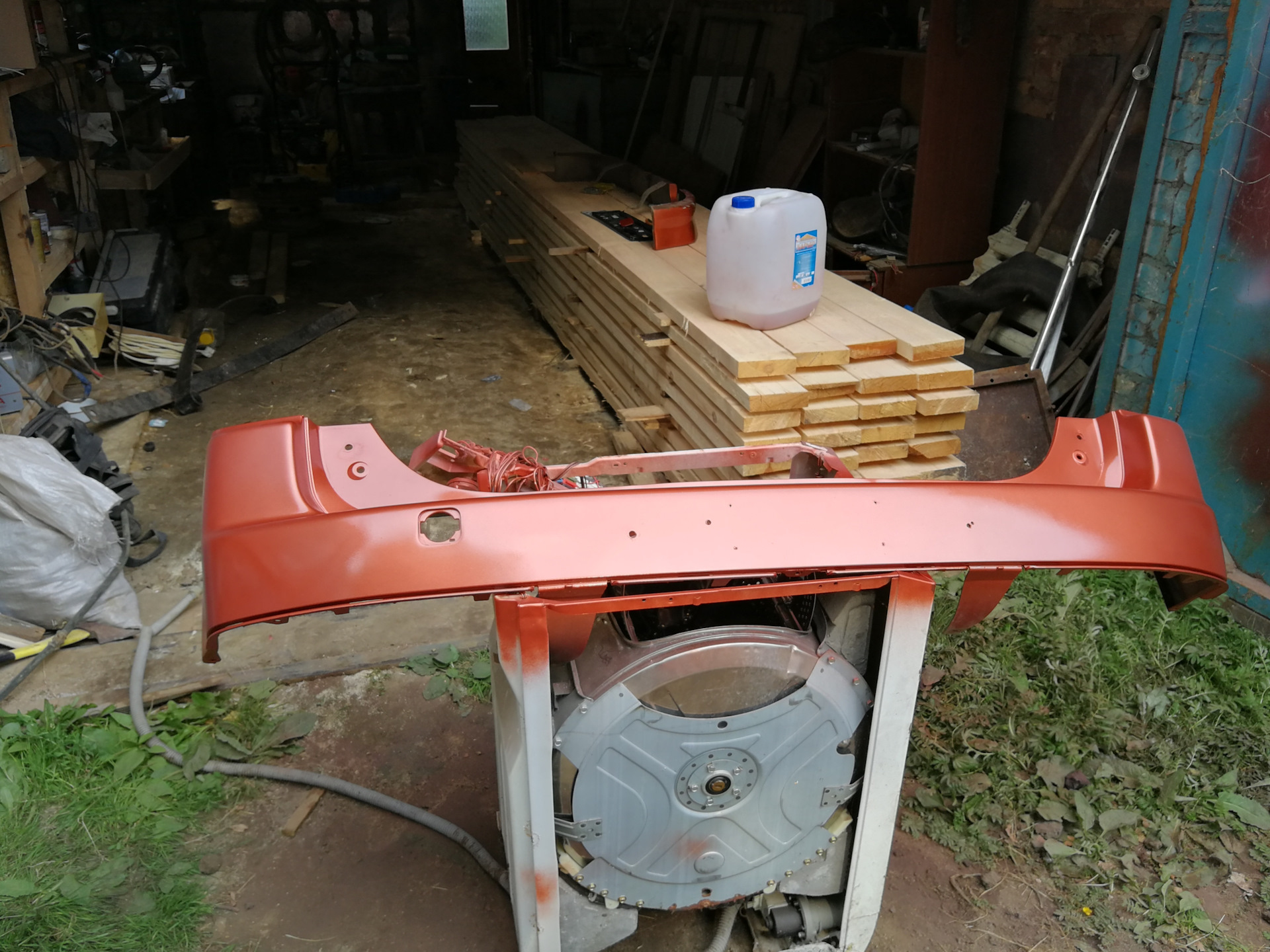 Наконец то занялся бампером. — Toyota bB (NCP30), 1,3 л, 2004 года ...