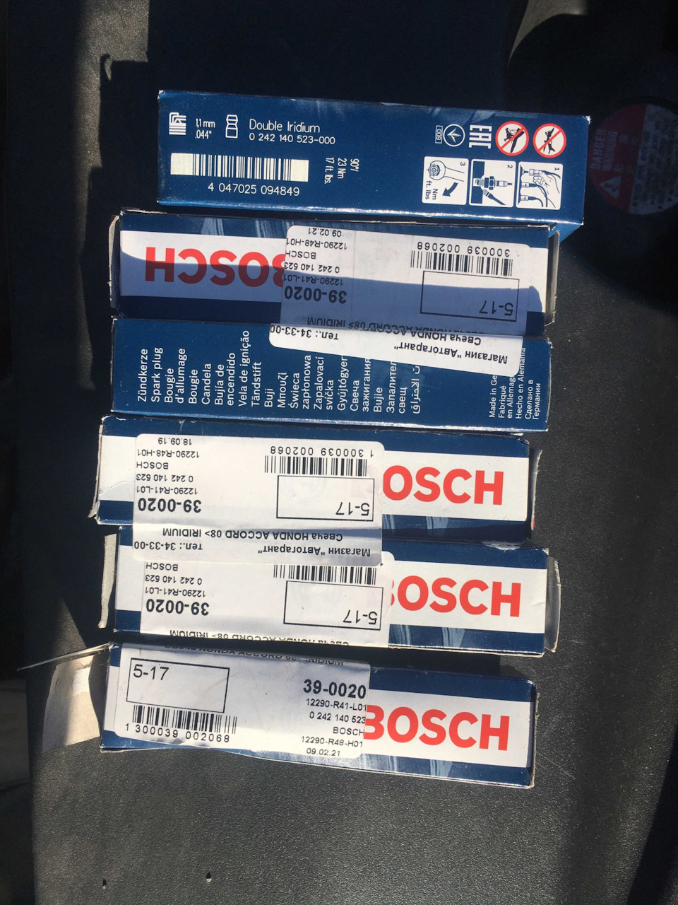 12290R41L01 Свеча зажигания Honda | Запчасти на DRIVE2