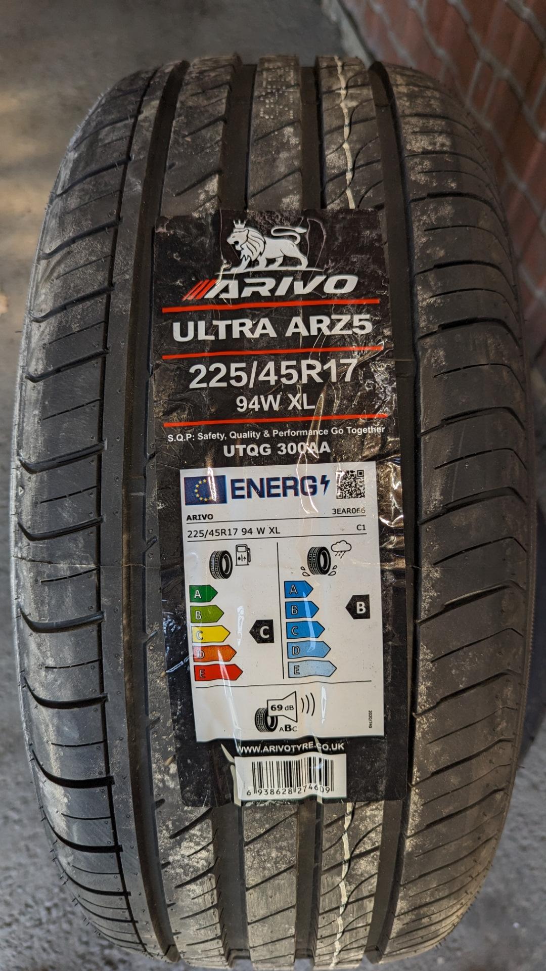 Новые шины. Arivo Ultra ARZ5 225/45 R17 94W — KIA Ceed (2G), 1,6 л, 2013 года | шины | DRIVE2