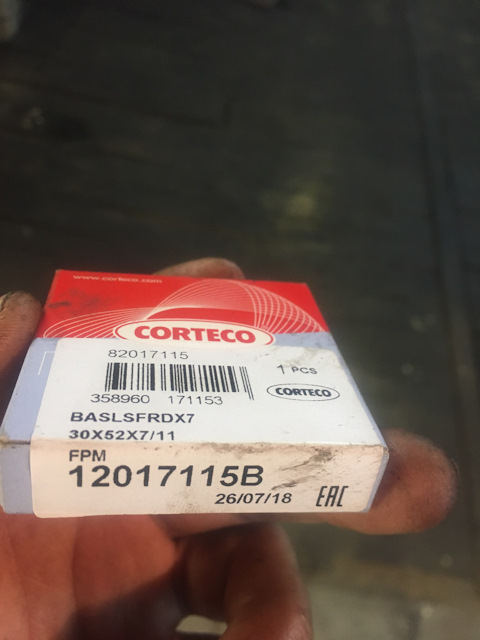 12017115B Уплотняющее кольцо, дифференциал CORTECO | Запчасти на DRIVE2