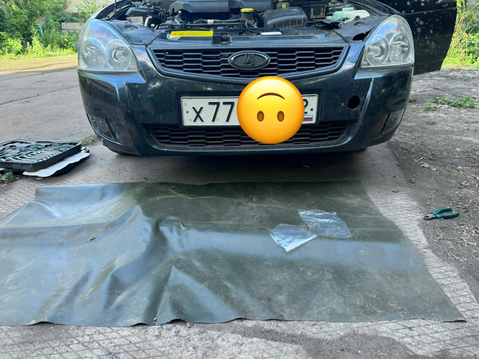 Туманки диодные в бампер приора 2 — Lada Приора Купе, 1,6 л, 2012 года ...