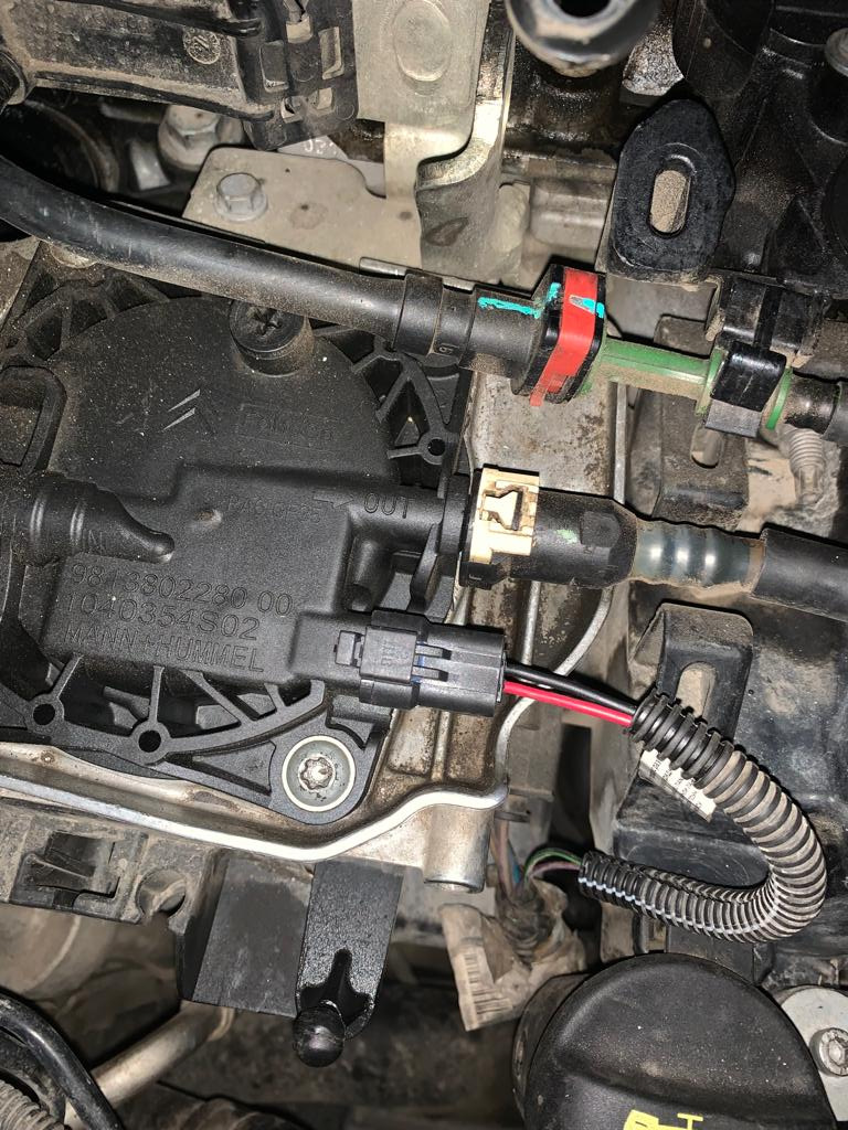 UFMA (dw10c) 2.0 D. Замена разъема подогрева топливного фильтра — Ford ...