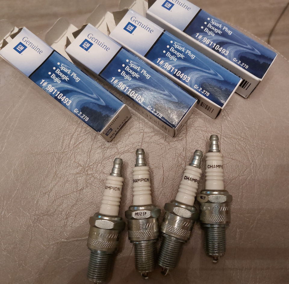 Свечи GM (Champion) подделка? — Chevrolet Lanos, 1,5 л, 2008 года ...