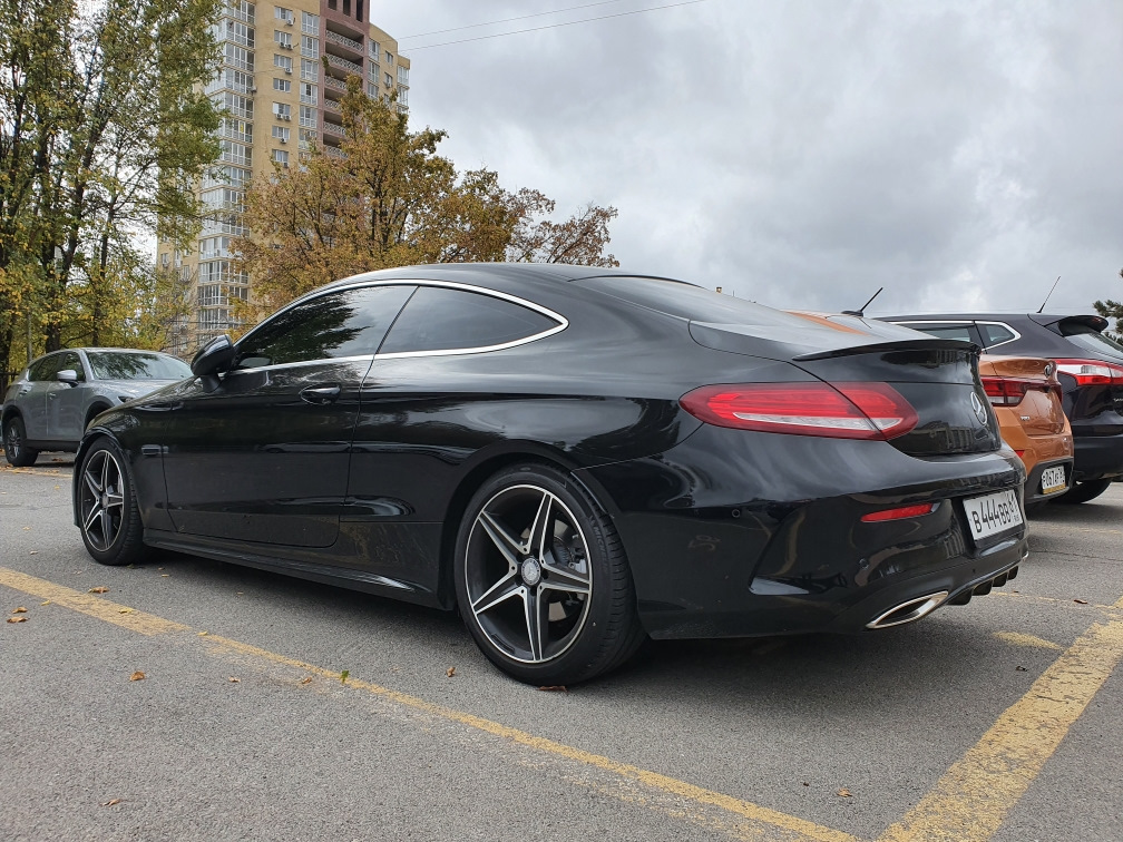 Установка пружин h&r — Mercedes-Benz C-Class Coupe (C205), 1,6 л, 2016 года | стайлинг | DRIVE2