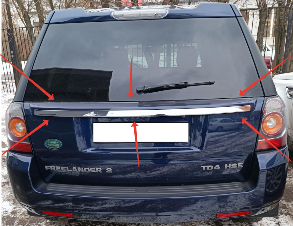 Ручка крышки багажника Land Rover Freelander 2 — AndrewLR на DRIVE2