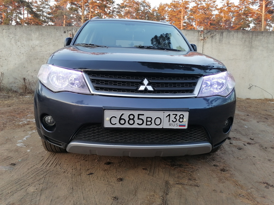 Решётка от японца. — Mitsubishi Outlander XL, 2,4 л, 2008 года | тюнинг ...