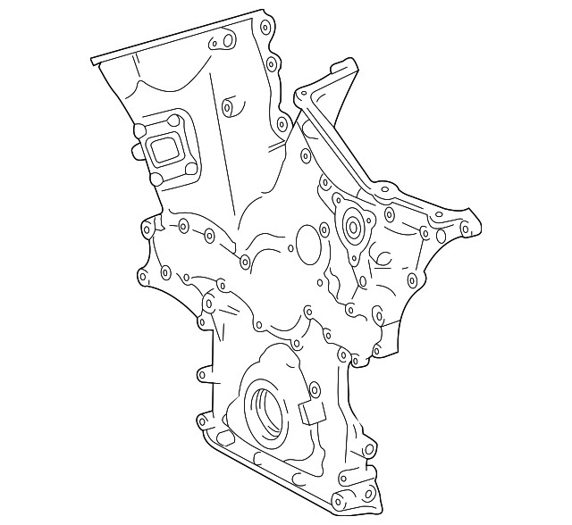 1131031012 Крышка привода ГРМ TOYOTA LEXUS | Запчасти на DRIVE2