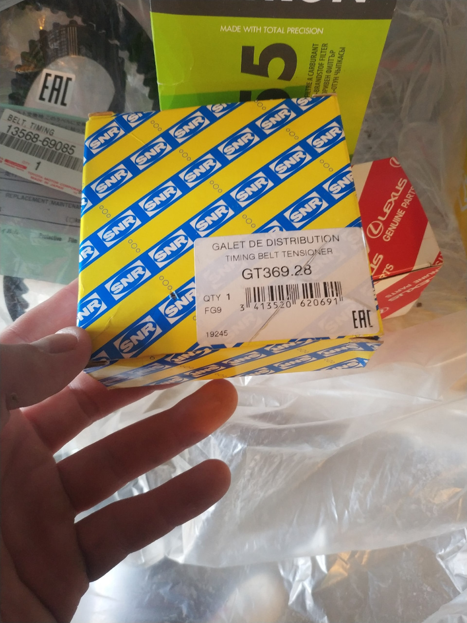 1356869085 РЕМЕНЬ ГРМ ЧЗ 102 TOYOTA LEXUS | Запчасти на DRIVE2