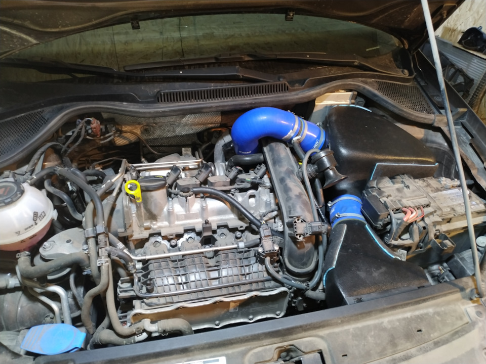 Холоднющий впуск от BoostedBastards — Volkswagen Polo Sedan, 1,4 л ...