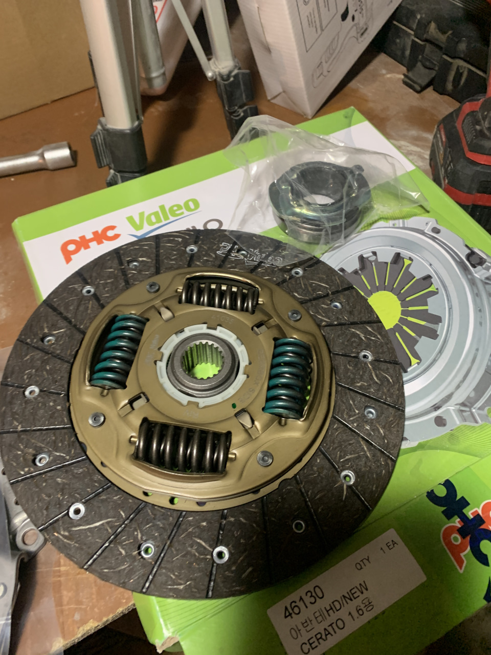 Замена сальника коленвала и сцепления — KIA Pro_Ceed (1G), 1,6 л, 2009 ...