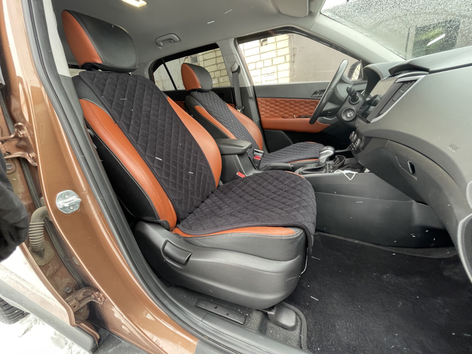 Накидки сидений из алькантары от Трокот — Hyundai Creta (1G), 1,6 л ...