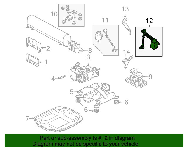 LR032106 Датчик пневматической подвески Jaguar Land Rover | Запчасти на ...