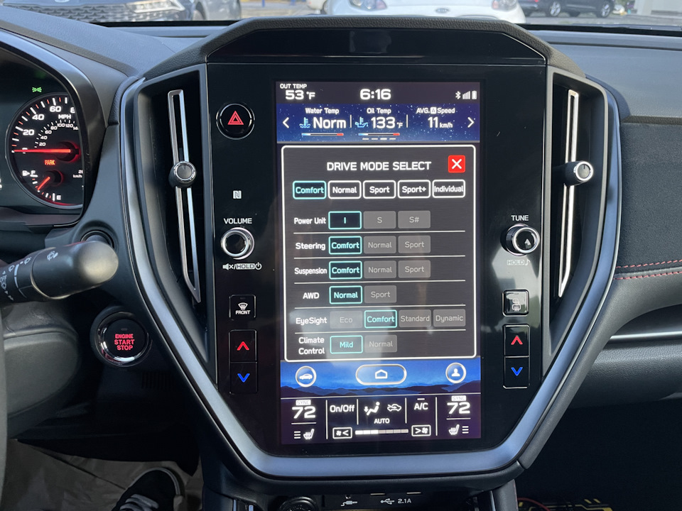 DRIVE MODE SELECT — Subaru WRX (VB), 2,4 л, 2022 года | другое | DRIVE2