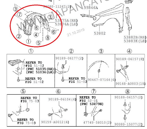 9046707164 КЛИПСА КРЕПЕЖНАЯ 24 TOYOTA LEXUS | Запчасти на DRIVE2