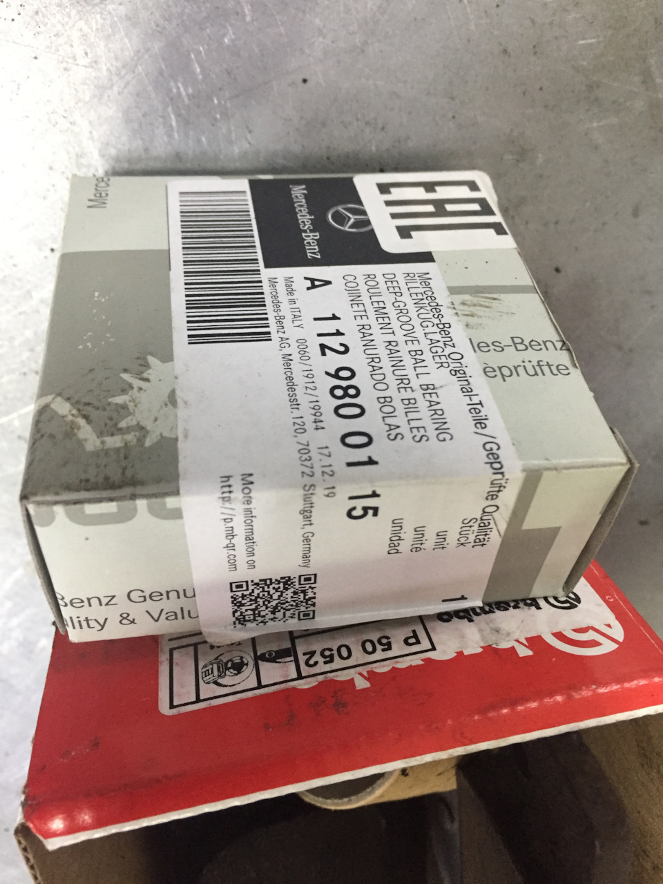 A1129800115 Подшипник шариковый приводного вала. Mercedes | Запчасти на ...