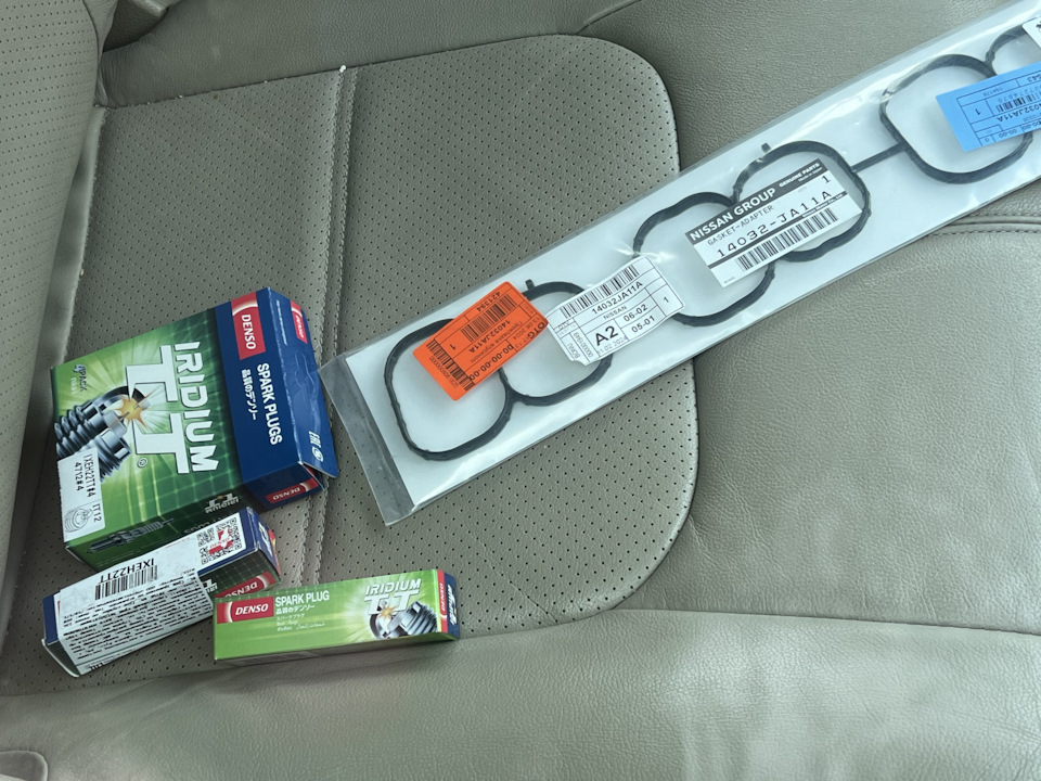 Промывка форсунок и замена свечей — Nissan Murano II, 3,5 л, 2014 года ...