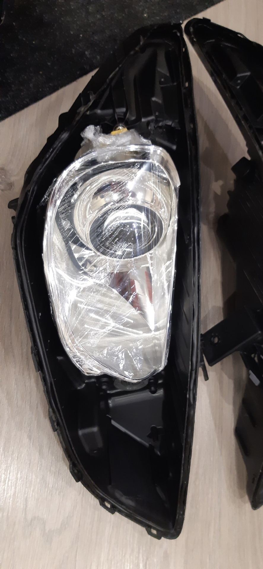 Led линзы в рефлекторную фару — Hyundai Solaris (2G), 1,6 л, 2018 года ...