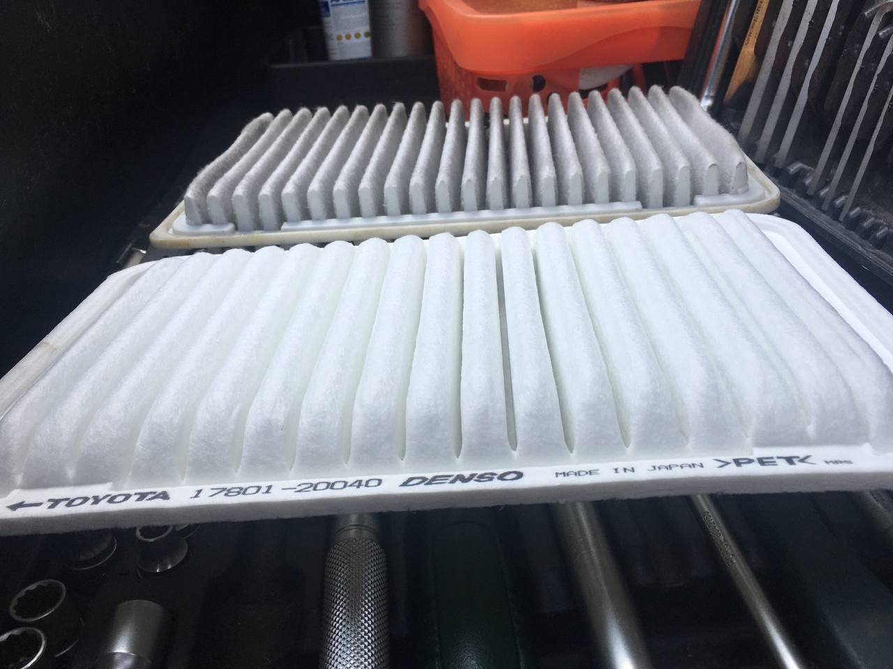 #47 Заменил воздушный фильтр на Toyota 1780120040 — Toyota Camry (XV30 ...