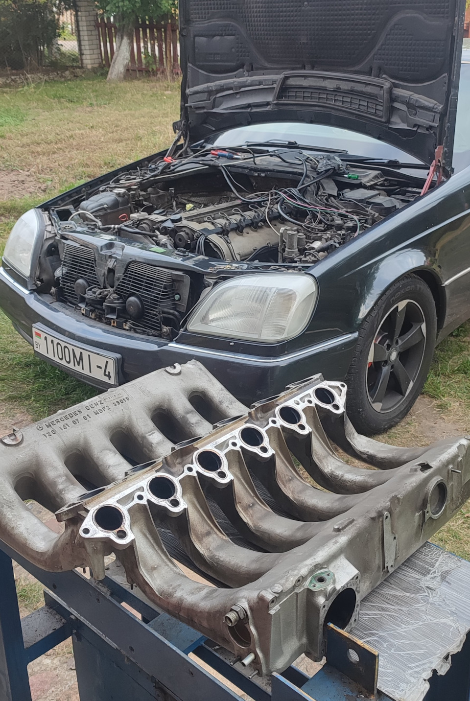 W140 M120.980 подсос обнаружен и ликвидирован — Mercedes-Benz CL (W140 ...