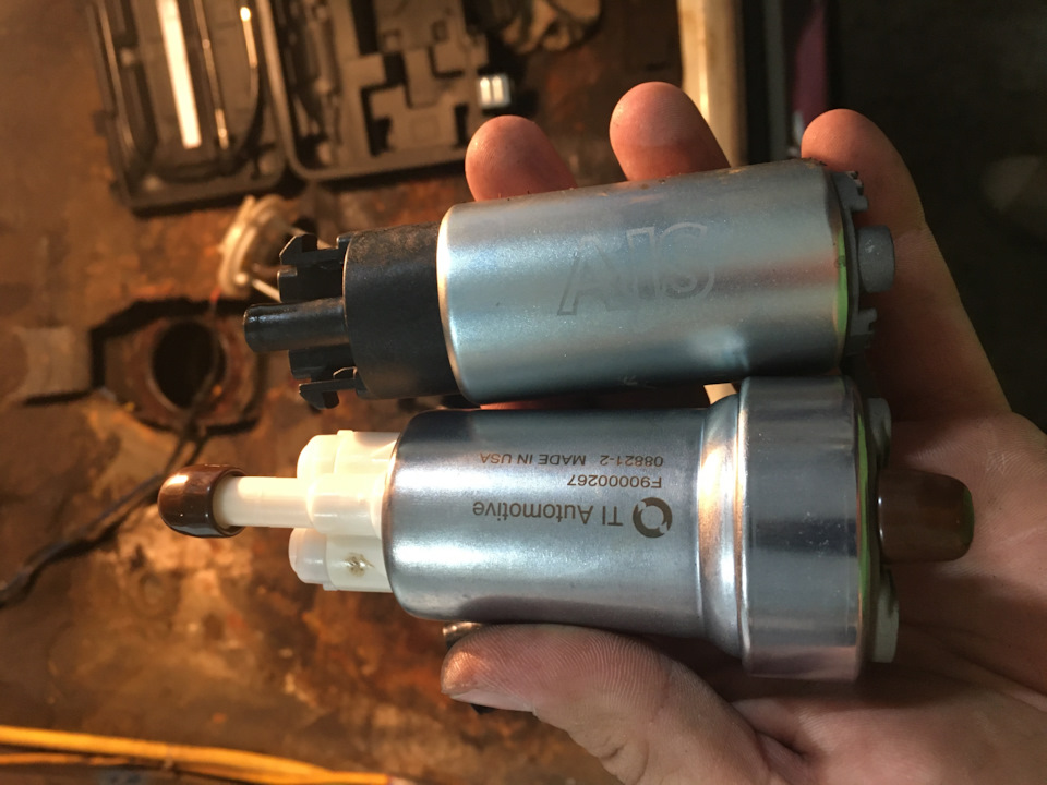 Установка топливного насоса Walbro 450 — ГАЗ 24, 2,5 л, 1983 года ...