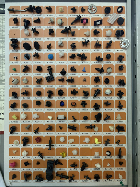 KJ661 Клипса пластиковая MASUMA | Запчасти на DRIVE2