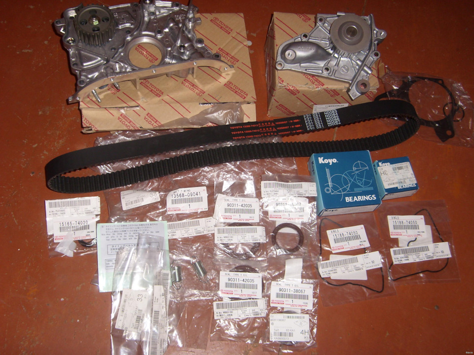 Подготовка к замене ГРМ-ремня на 3S-FE (закупка деталей) — Toyota RAV4 ...
