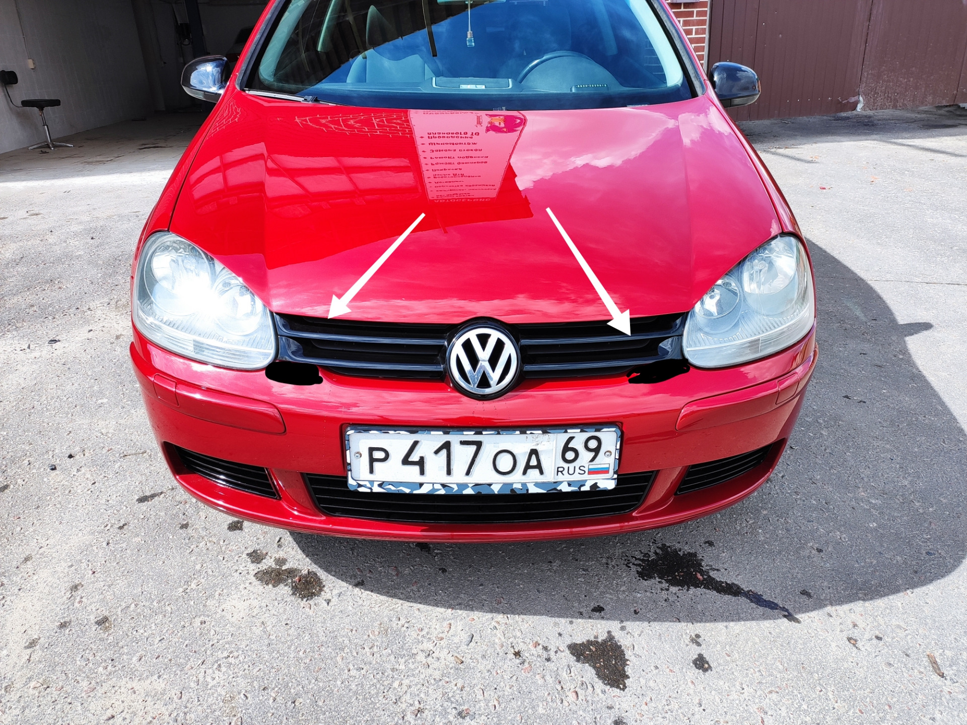 Ремонт царапины на бампере — Volkswagen Touareg (2G), 3,6 л, 2015 года ...