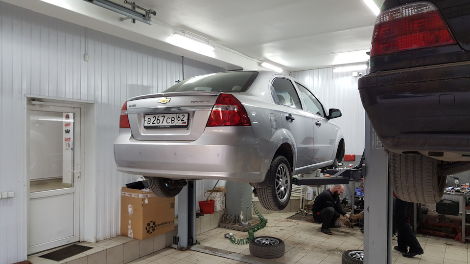 #16 Передние ступичные подшипники+втулки стаба — Chevrolet Aveo Sedan ...