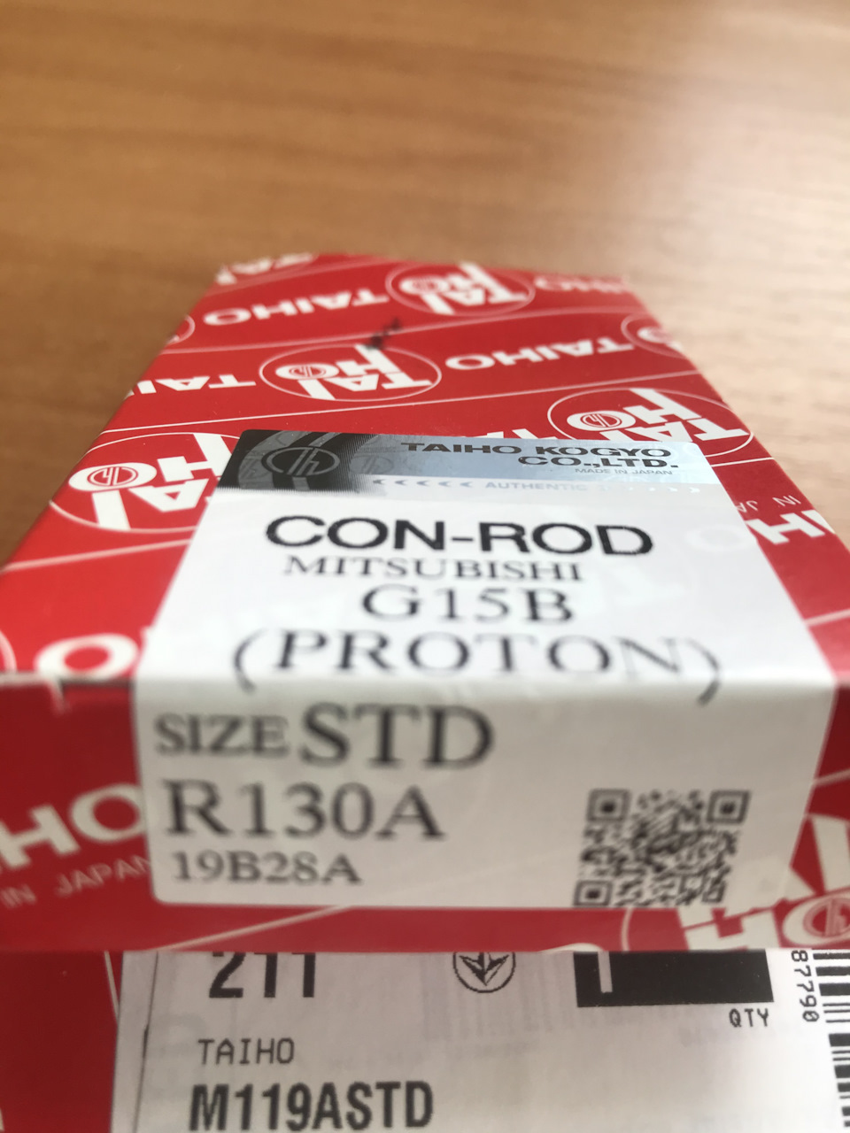 M119ASTD ВКЛАДЫШИ КОРЕННЫЕ КОМПЛЕКТ MITSUBISHI (4G11,4G12,4G13,4G15 ...