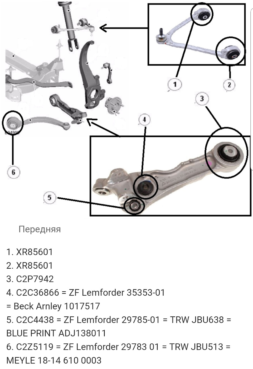 C2C36866 ВТУЛКА-АМОРТ. Jaguar Land Rover | Запчасти на DRIVE2