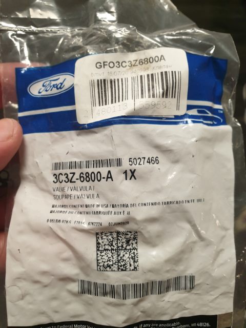 3C3Z6800A Клапан Ford | Запчасти на DRIVE2