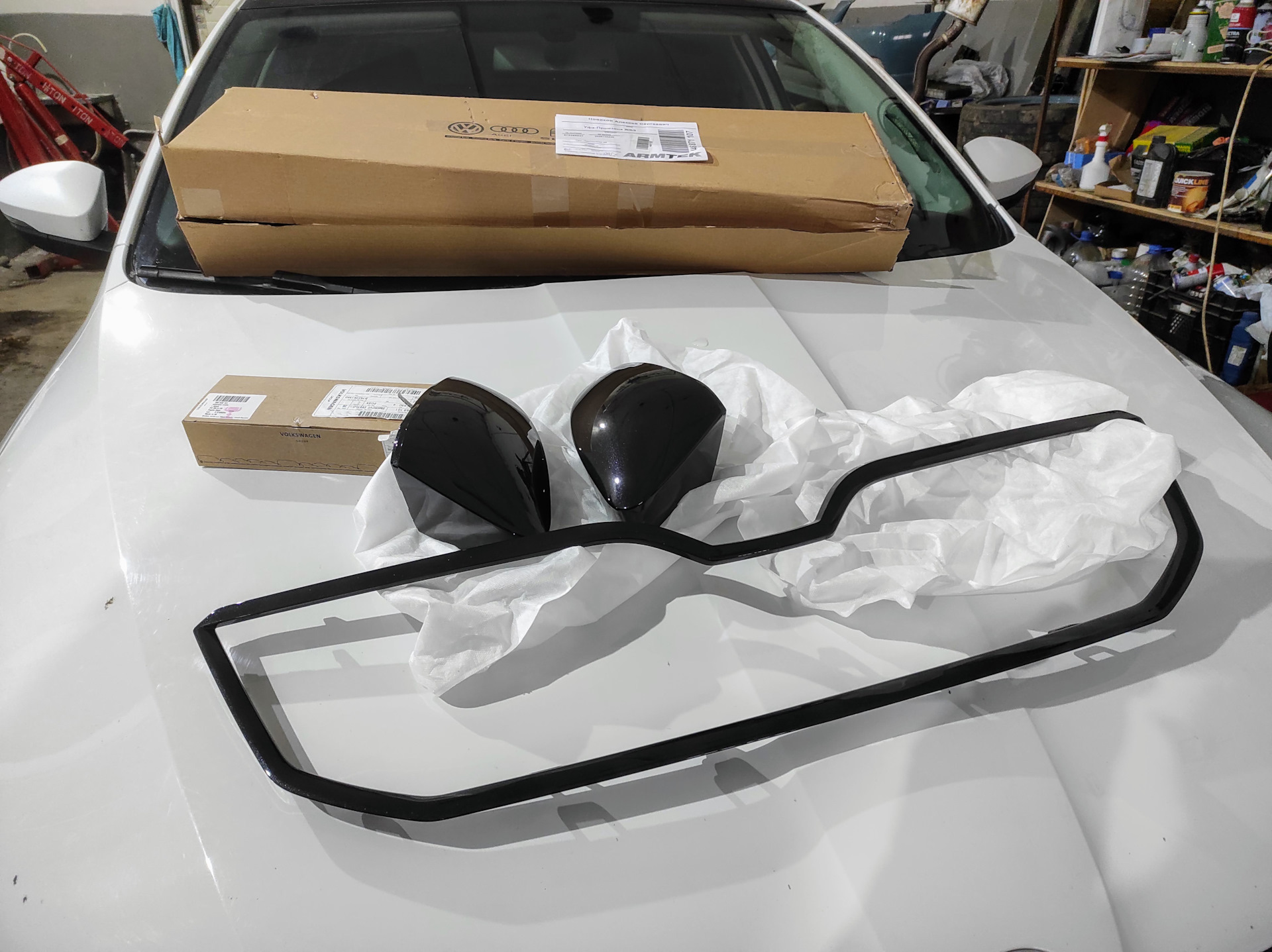 Фэйк Black Edition. И замена повторителя поворота. — Skoda Octavia A7 ...