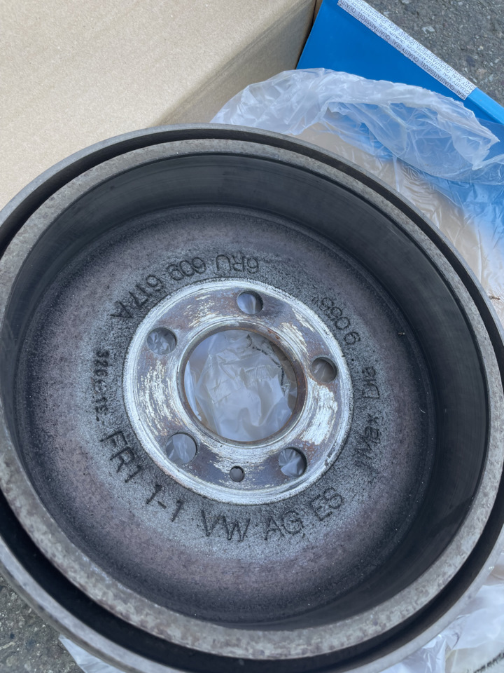 6RU609617A Тормозной барабан VAG | Запчасти на DRIVE2