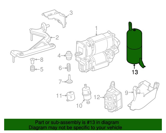 A2123200015 Ресивер пневмоподвески Mercedes | Запчасти на DRIVE2