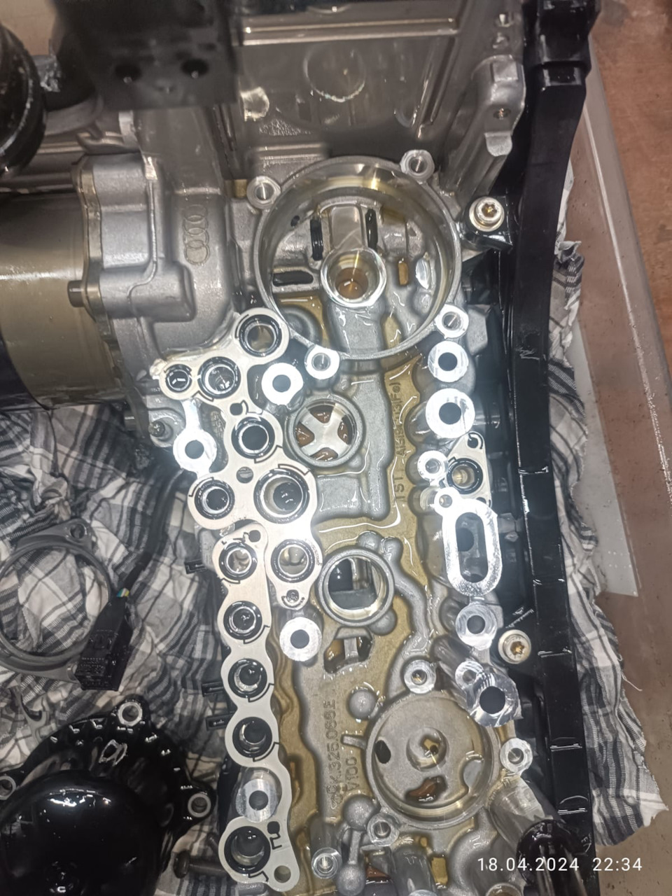 Замена масла в коробке DSG DL382 в механической части и гидроблоке ...