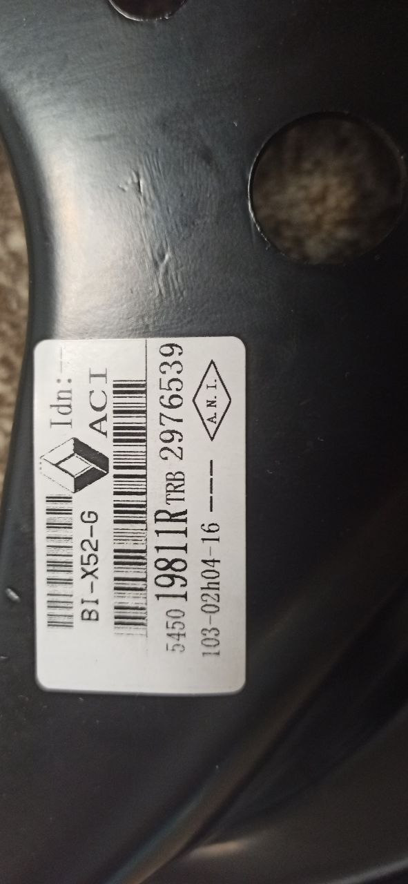 545019811R Рычаг ниж пер л RENAULT | Запчасти на DRIVE2