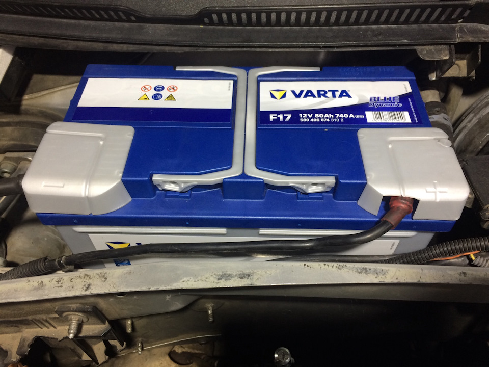 5804060743132 Аккумулятор автомобильный Varta Blue Dynamic F17 6СТ-80 VARTA | Запчасти на DRIVE2