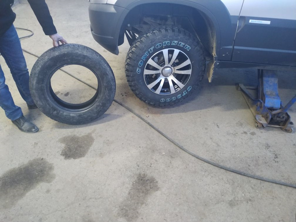 Шины на ниву ч.2 (Chevrolet Niva Comforser cf3000 215/75 r15 ...