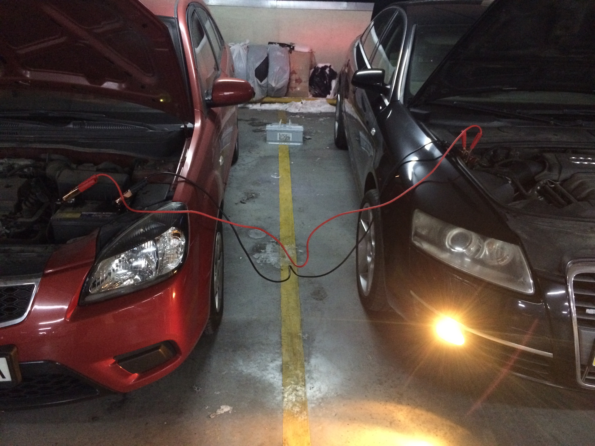 Замена Аккумулятора АКБ 110 Ah Audi A6 C6, Оригинал 4F0915105D = Varta ...