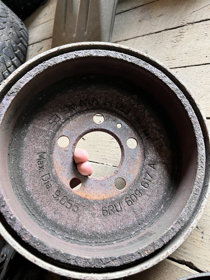 6RU609617A Тормозной барабан VAG | Запчасти на DRIVE2