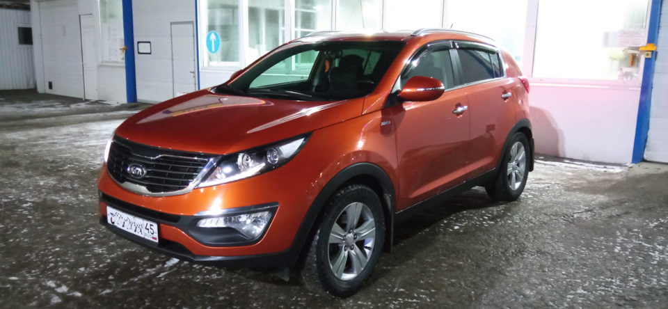 65 #KIA Sportage "Рыжий" 2.0 MT 4WD Lux 🏎Робот мойка, с продолжением — KIA Sportage (3G), 2 л ...