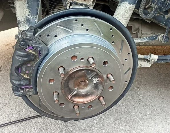 Задние тормоза — Lexus GX (UZJ120), 4,7 л, 2007 года | своими руками ...