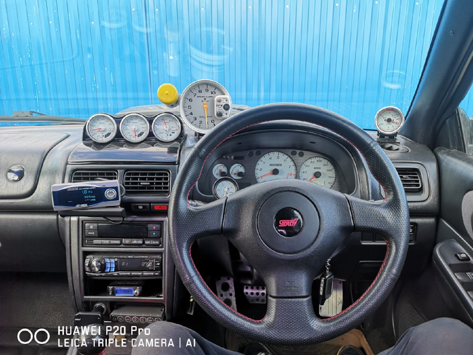 А вот и долгожданный руль STI SG9 — Subaru Impreza WRX STI (GC), 2 л ...