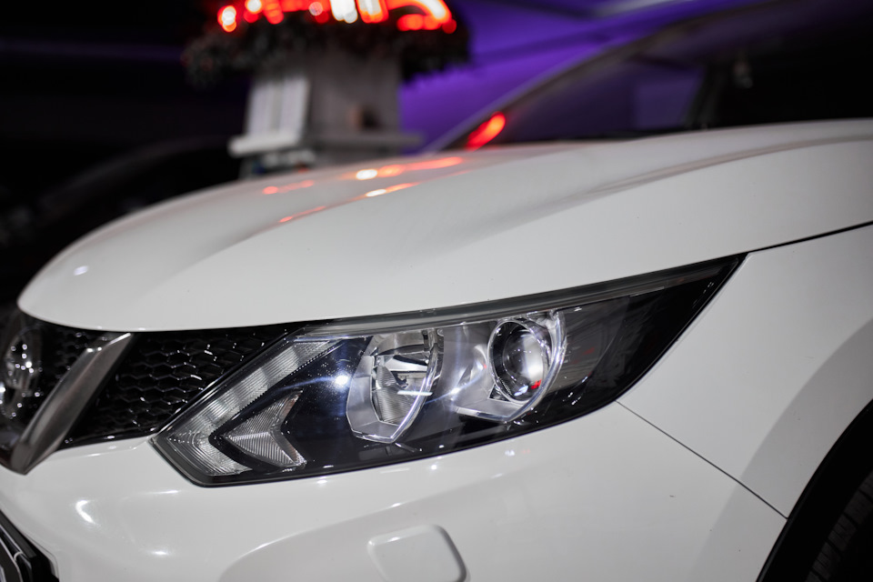 Nissan Qashqai — Светодиодные би-модули — HotFix на DRIVE2
