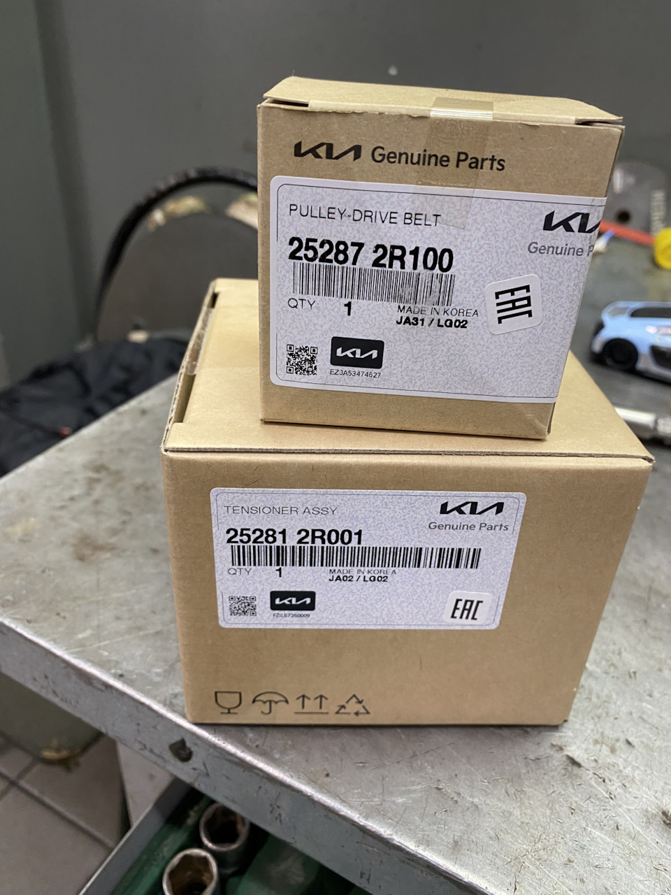 252872R100 Шкив натяжителя приводного ремня KIA. KIA HYUNDAI | Запчасти ...