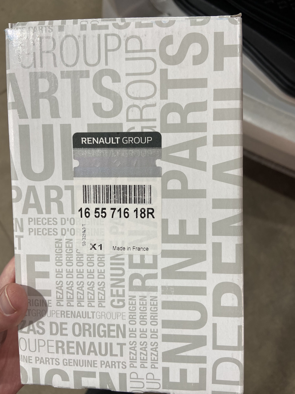 165571618R Фильтр топливный RENAULT | Запчасти на DRIVE2